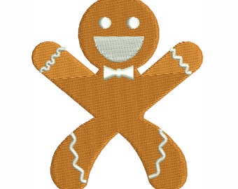 Gingerbread Embroidery Design Four Christmas Gingerbread - Etsy