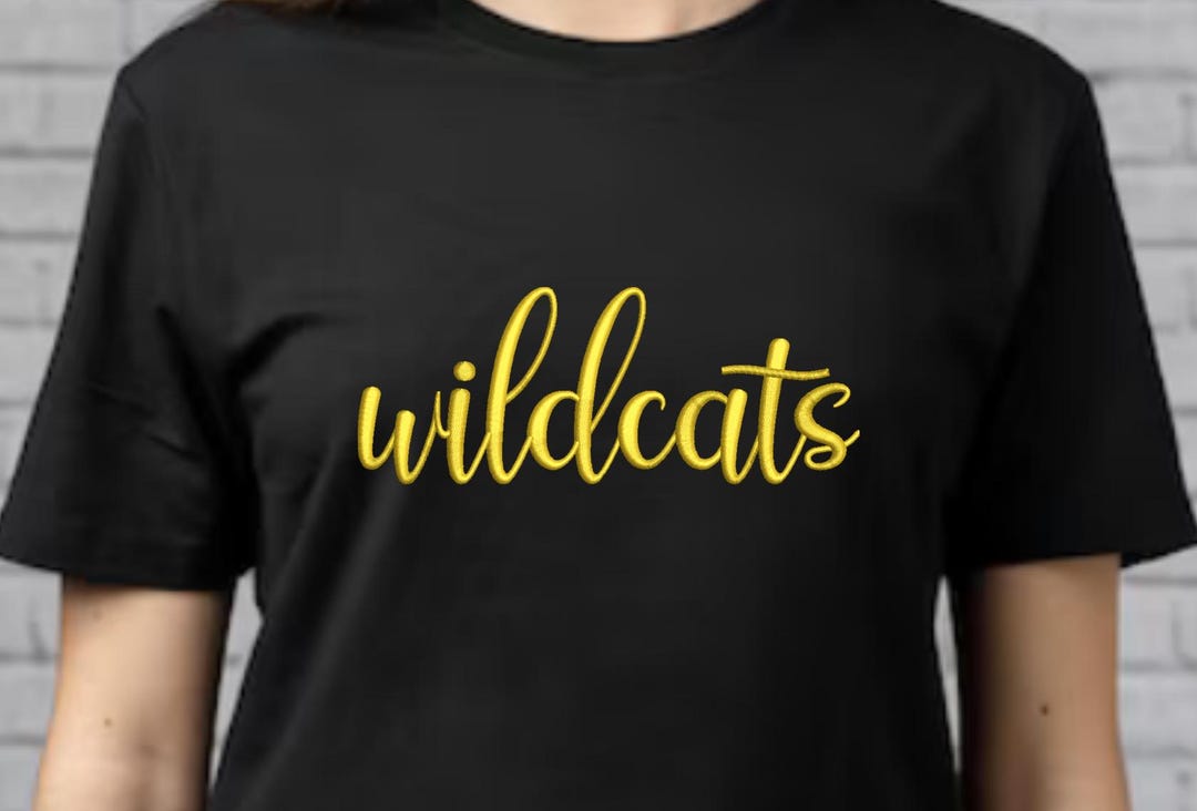 Wildcats 3D Puff Machine Embroidery Designs | Wildcats 3D Puffy Foam ...