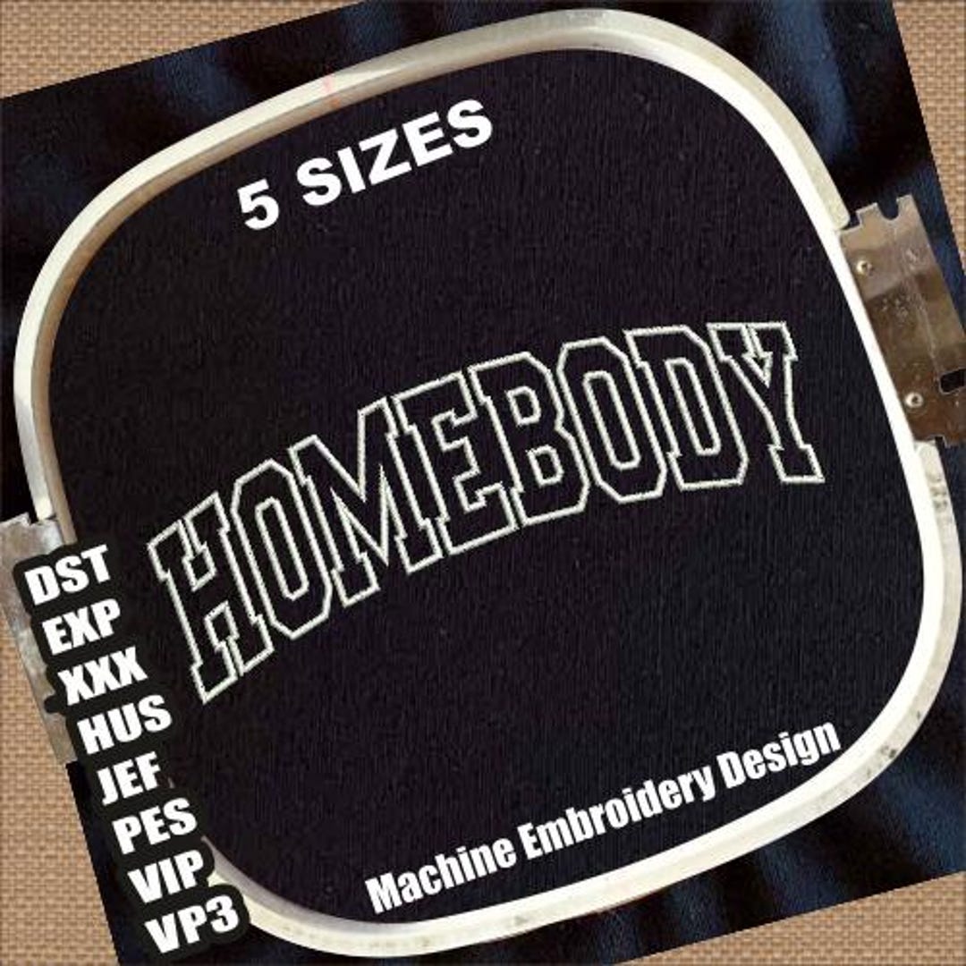 Homebody Machine Embroidery Designs | Homebody Letters Embroidery ...