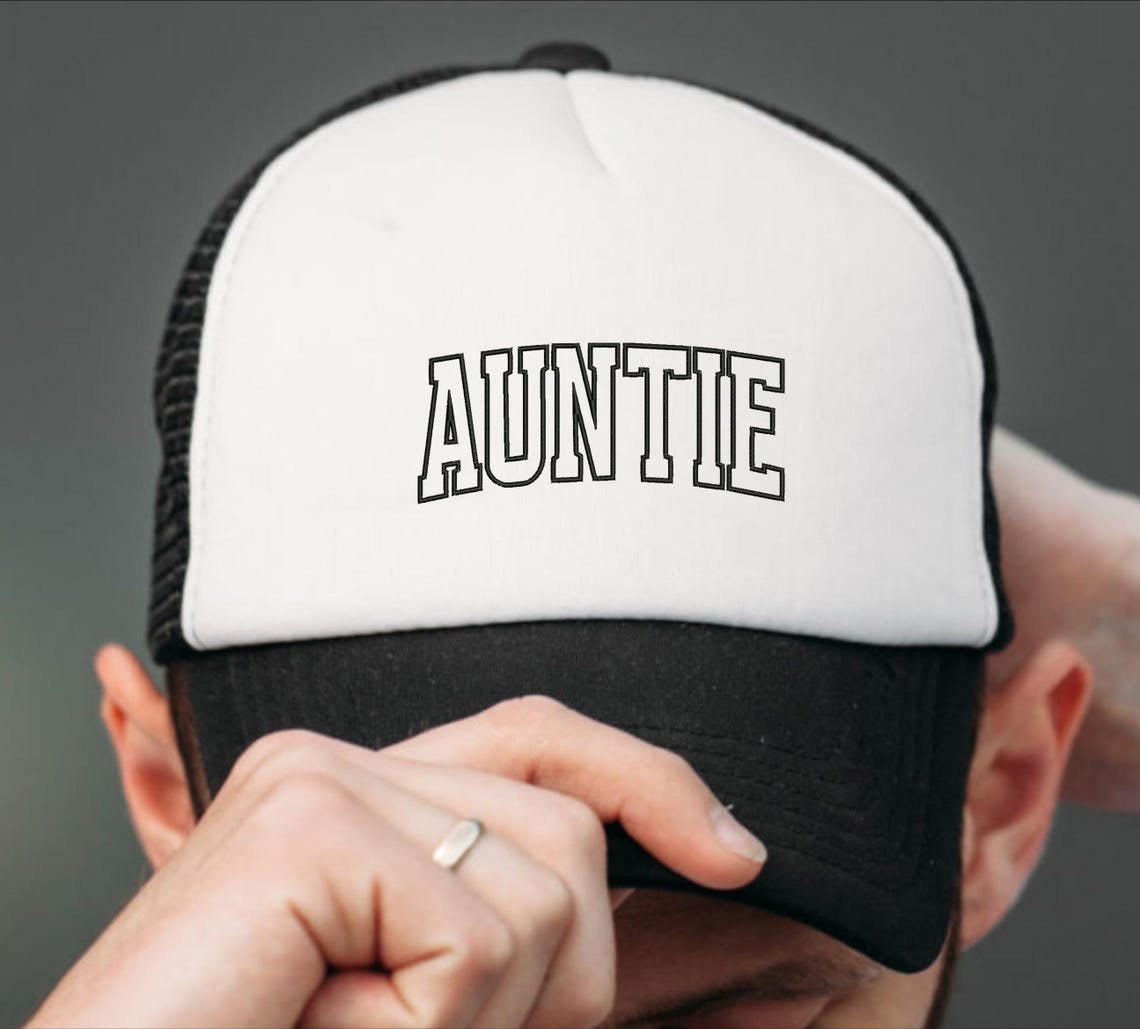 Auntie Machine Embroidery Design | Aunt Embroidery Patterns | Aunty ...