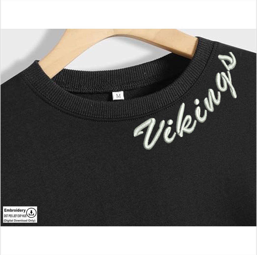 Vikings Letters Machine Embroidery Design | Vikings Embroidery Patterns ...