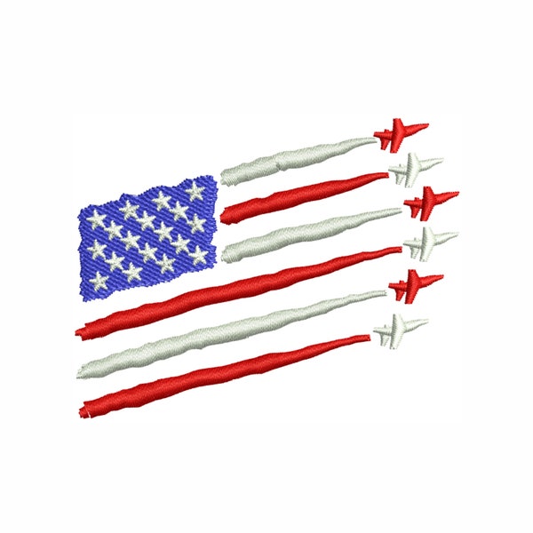 Flag Dst File - Etsy