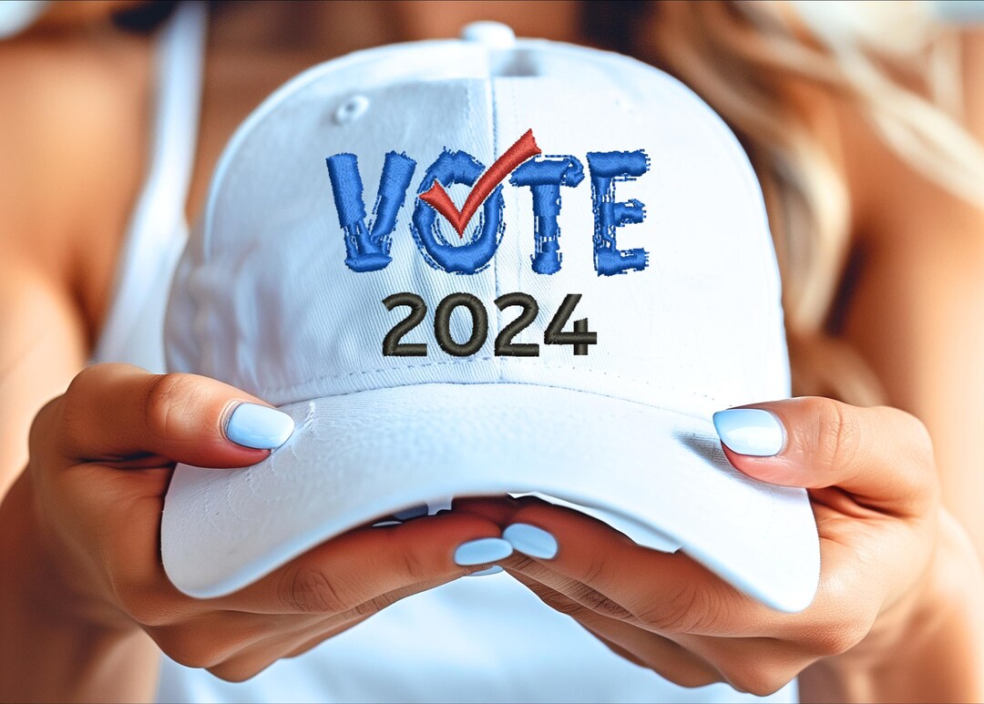 Vote 2024 Cap Machine Embroidery Design Trump 2024 Woolen Hat ...