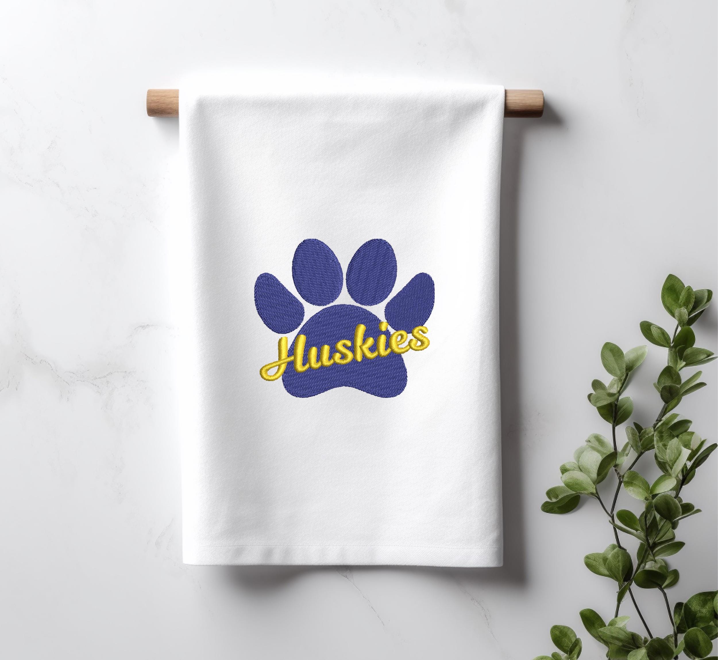 Huskies Paw Embroidery Design | Dog Paw Print (digital File) - Etsy