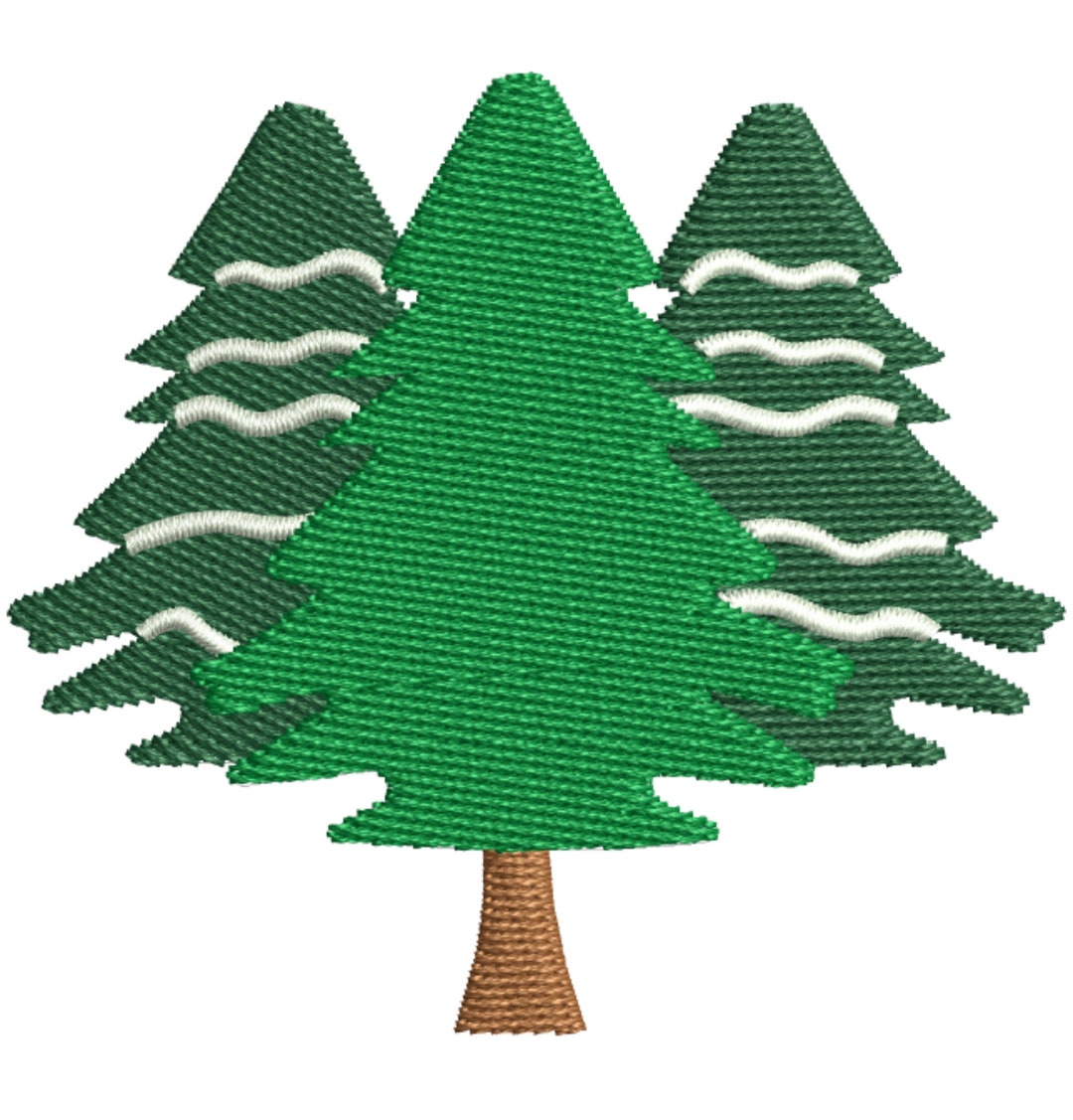 Christmas Tree Embroidery Design Christmas Tree Dst File Christmas Tree ...