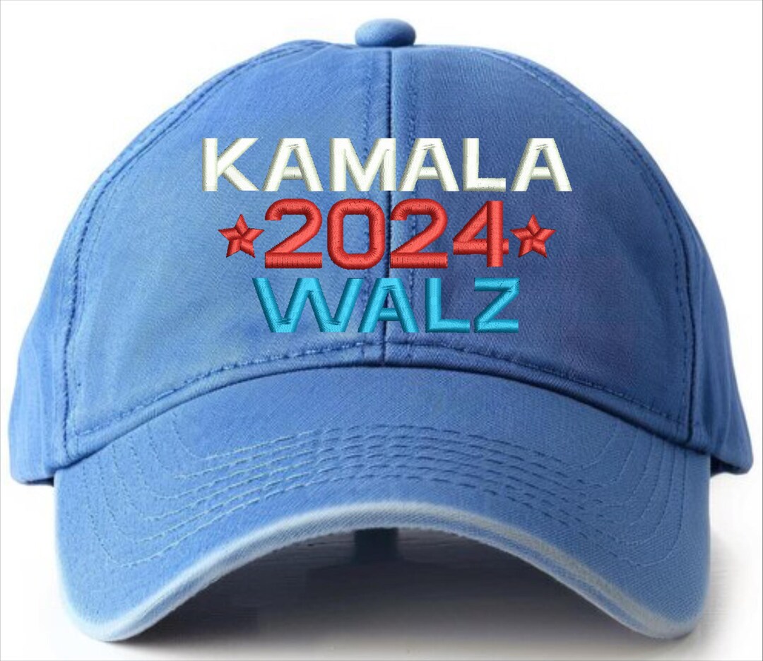Kamala Walz 2024 Cap Machine Embroidery Designs Kamala Harris Hat ...