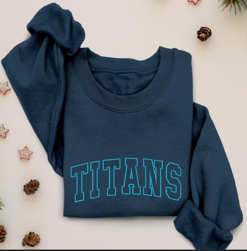 Titans Border Letters Machine Embroidery Design (DST PES EXP +) - Etsy