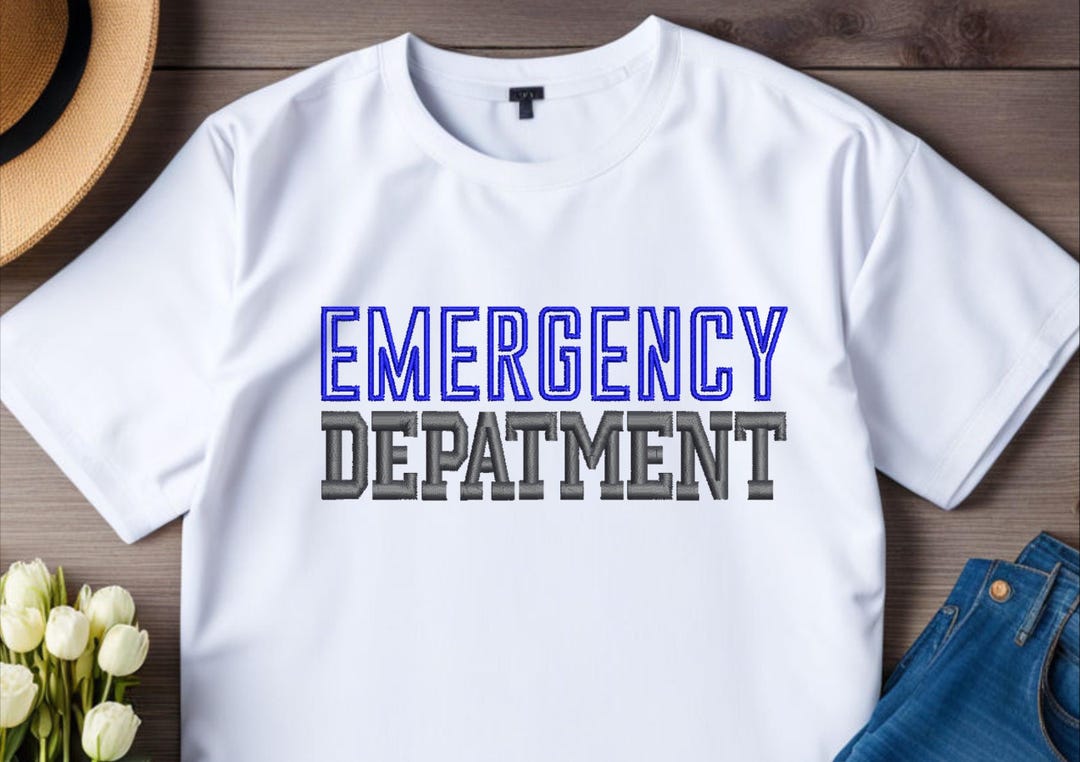 Emergency Dept Machine Embroidery Designs | Emergency Department ...