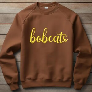 Bobcats 3D Puff Machine Embroidery Design | Bobcats 3D Puffy Foam Letters Embroidery Patterns ...