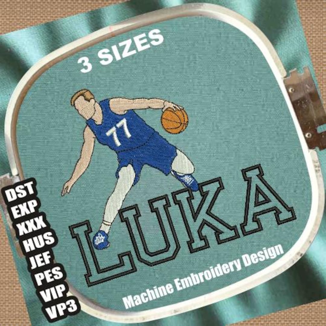 Luka Machine Embroidery Designs | Luka Outline Letters Embroidery ...