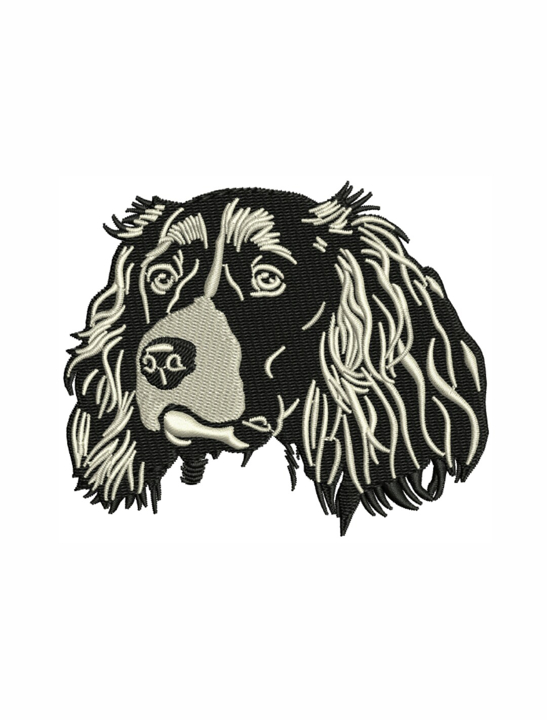 English Springer Spaniel Embroidery Design | Springer Spaniel Dst File ...