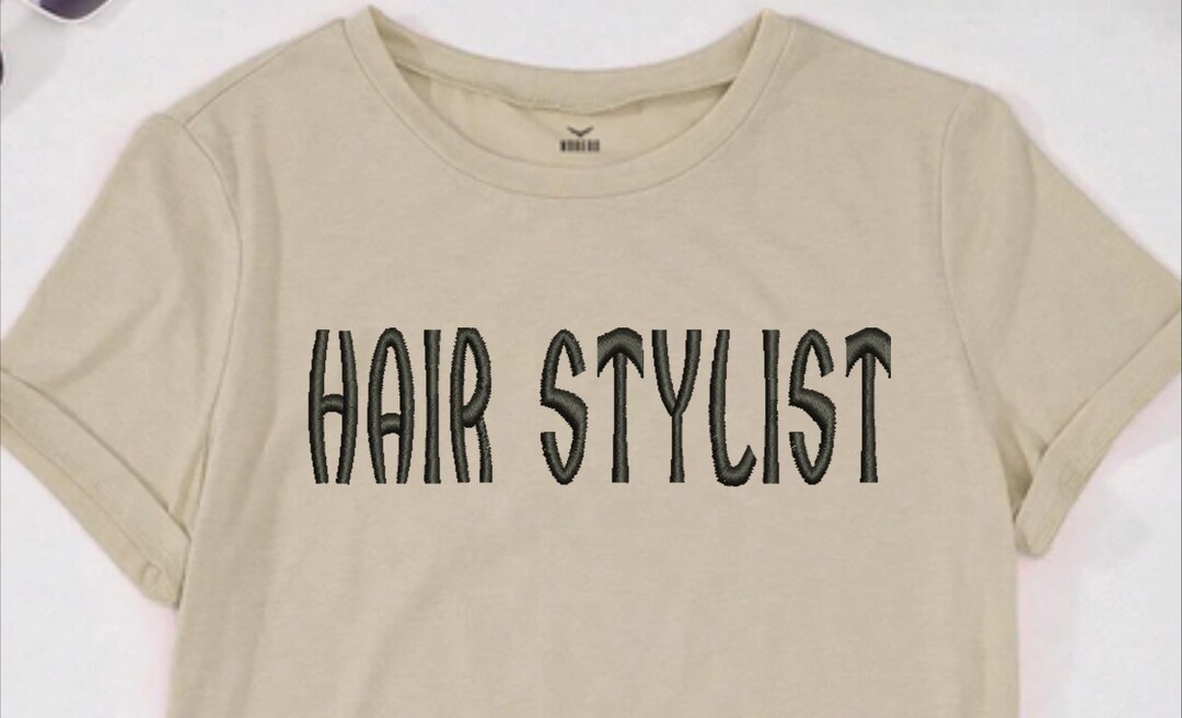 Hair Stylist Letters Machine Embroidery Designs | Hair Stylist ...
