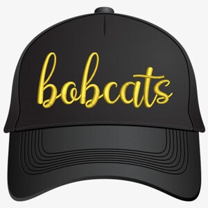 Bobcats 3D Puff Machine Embroidery Design | Bobcats 3D Puffy Foam Letters Embroidery Patterns ...