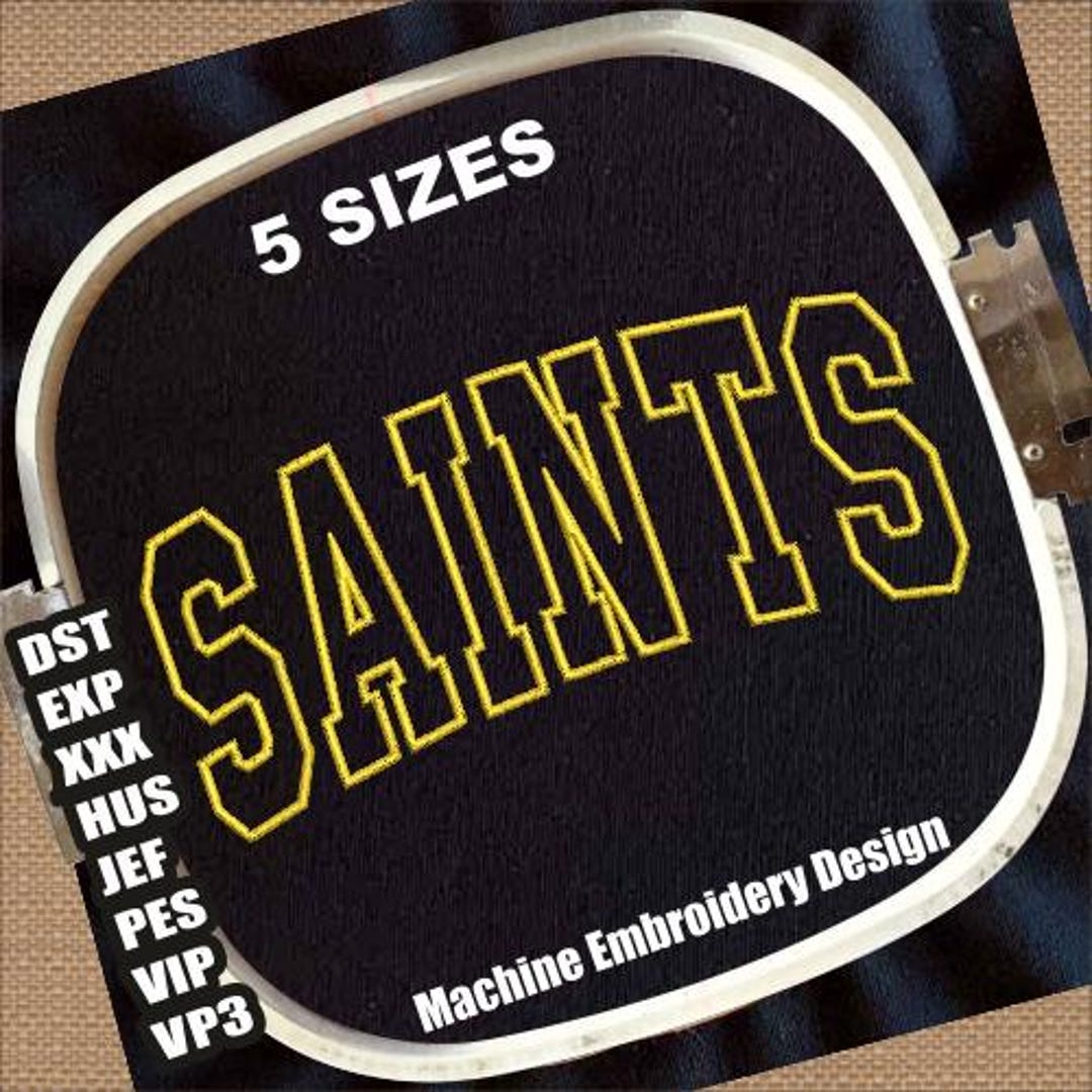 Saints Machine Embroidery Designs | Saints Outline Embroidery Patterns ...