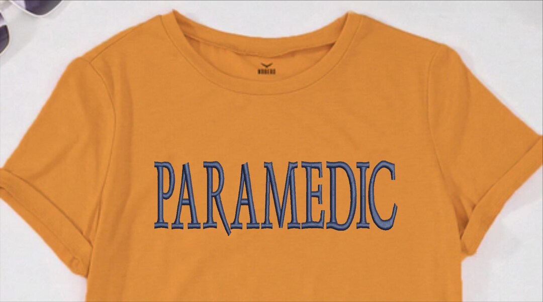 Paramedic Letters Machine Embroidery Designs | Paramedic Emergency ...