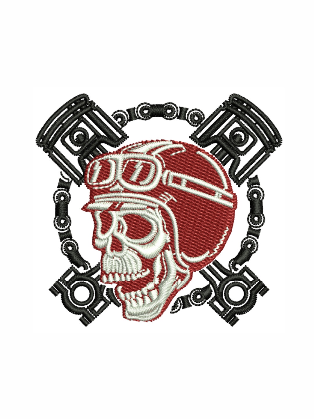 Biker Logo Embroidery Design Motorcycle Biker Logo Dst File - Etsy UK