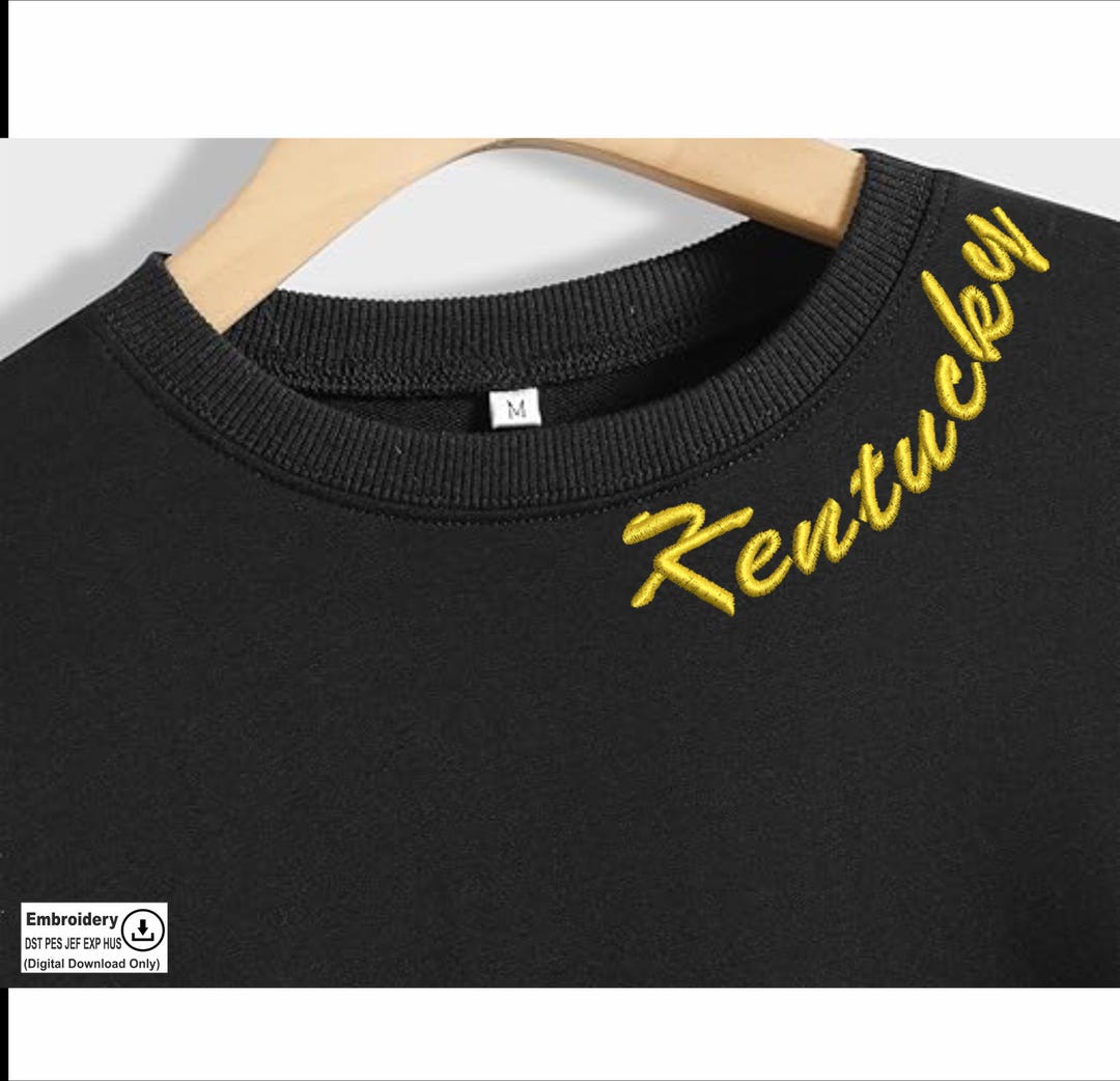 Kentucky Letters Machine Embroidery Designs | Kentucky Embroidery ...