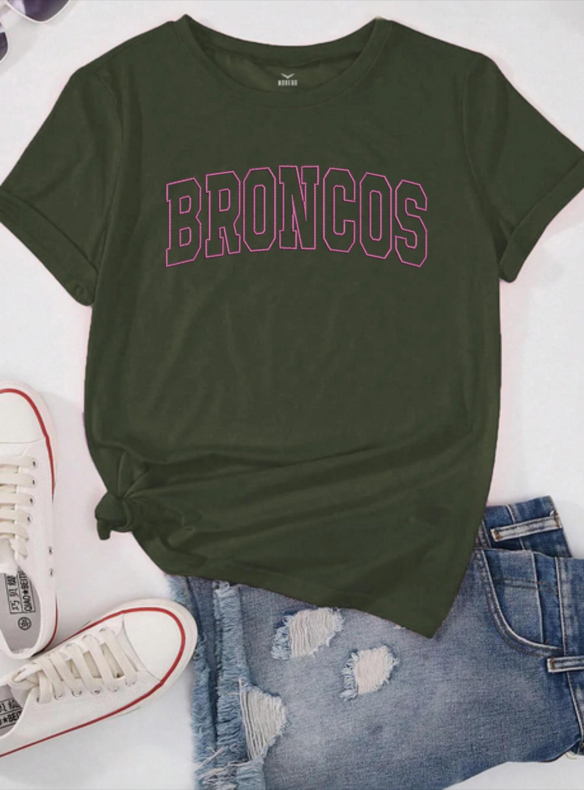 Broncos Outline Machine Embroidery Designs | Broncos Border Embroidery ...
