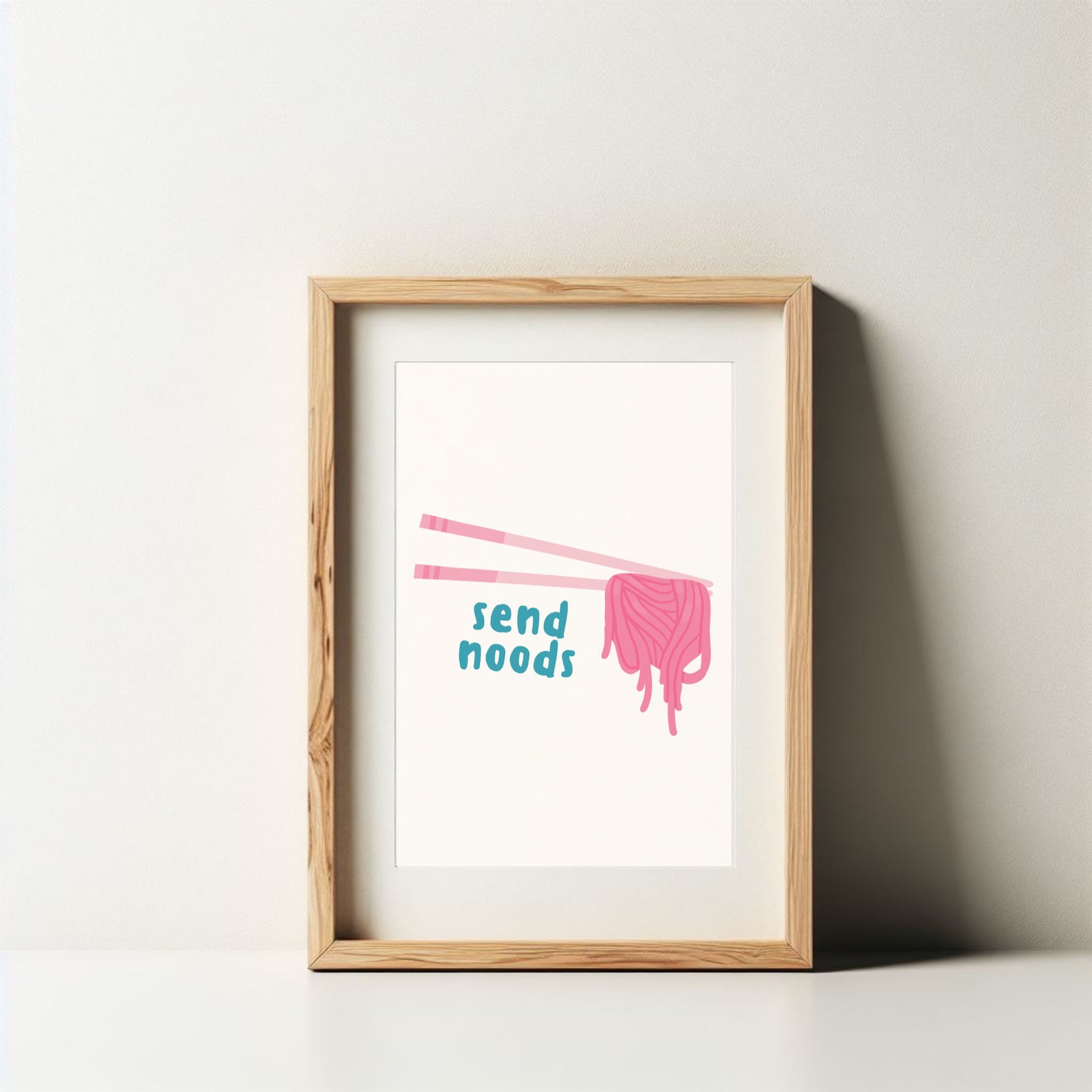 Send Noods Trendy Wall Art Large Printable Art Trendy Aesthetic Print ...