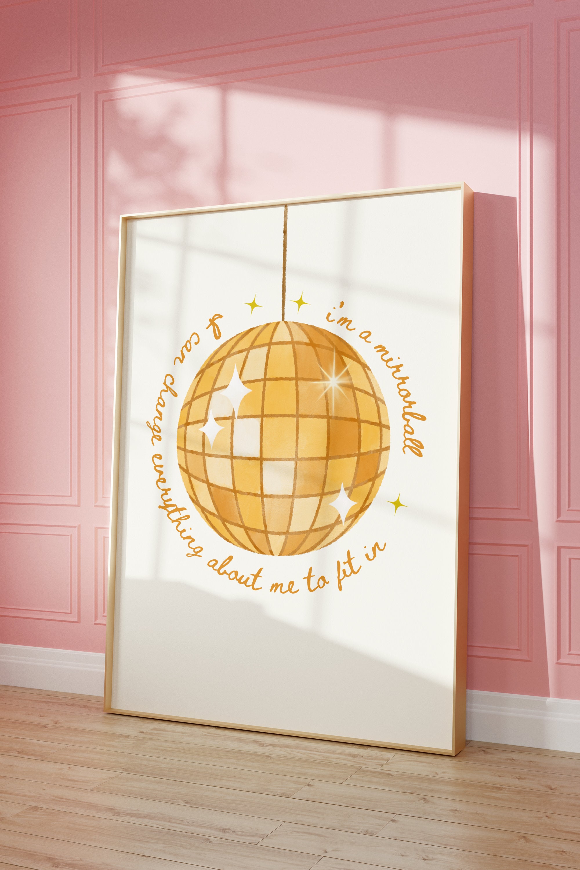 Mirrorball Poster | Printable Wall Art | Swiftie Poster| Digital ...