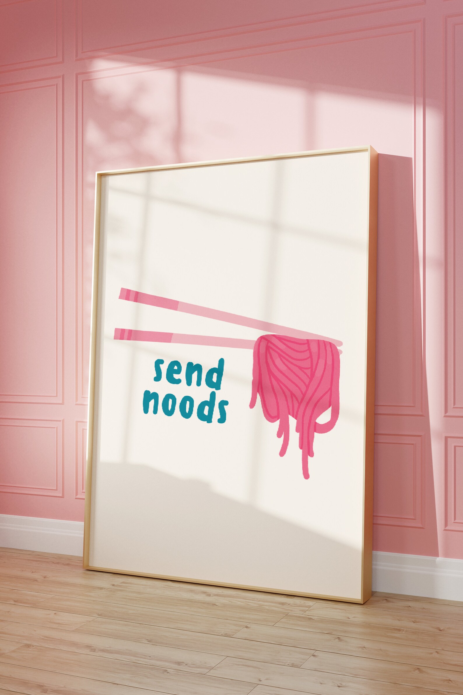 Send Noods Trendy Wall Art | Large Printable Art | Trendy Aesthetic ...
