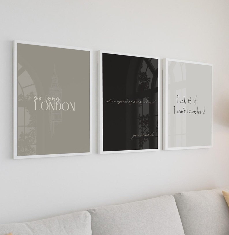 TTPD Prints Set of 6 | the Tortured Poets Department Poster | Printable ...