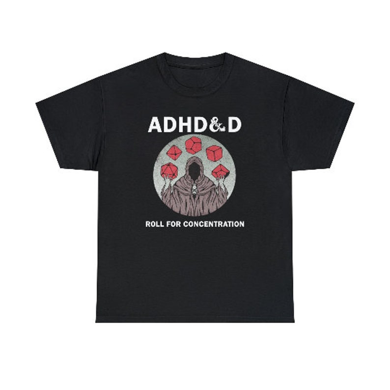 ADHD&D Roll for Concentration Funny Dnd Shirt - Etsy