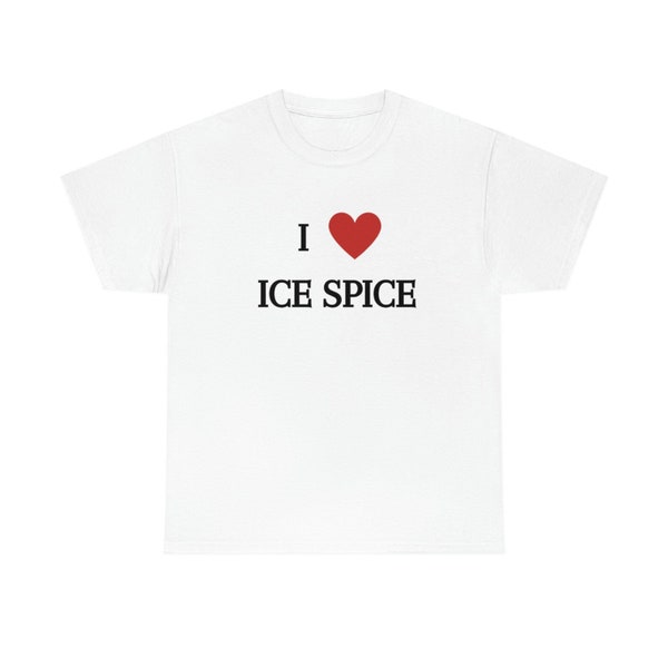 I Love Ice Spice Shirt - Etsy
