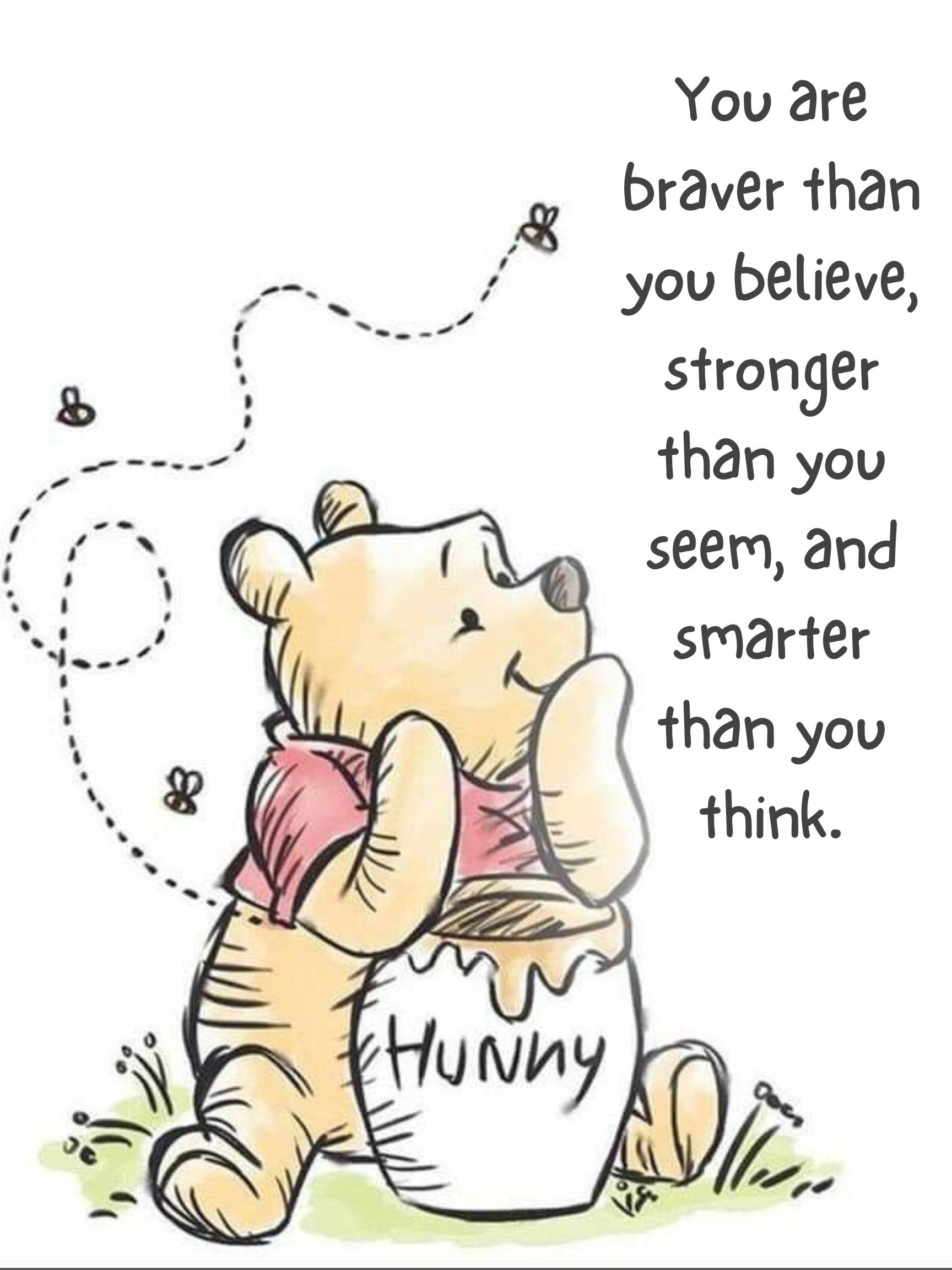 Set of 2 Digital Prints Pooh Bear Quotes - Etsy
