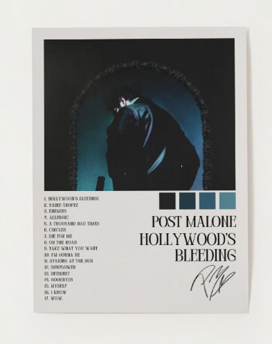 Set of 7 Austin Post Malone Album Cover Posters - Etsy