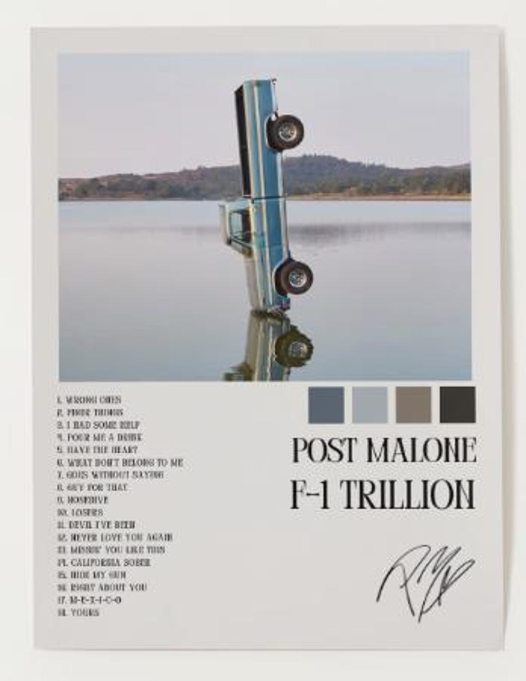 Set of 7 Austin Post Malone Album Cover Posters - Etsy