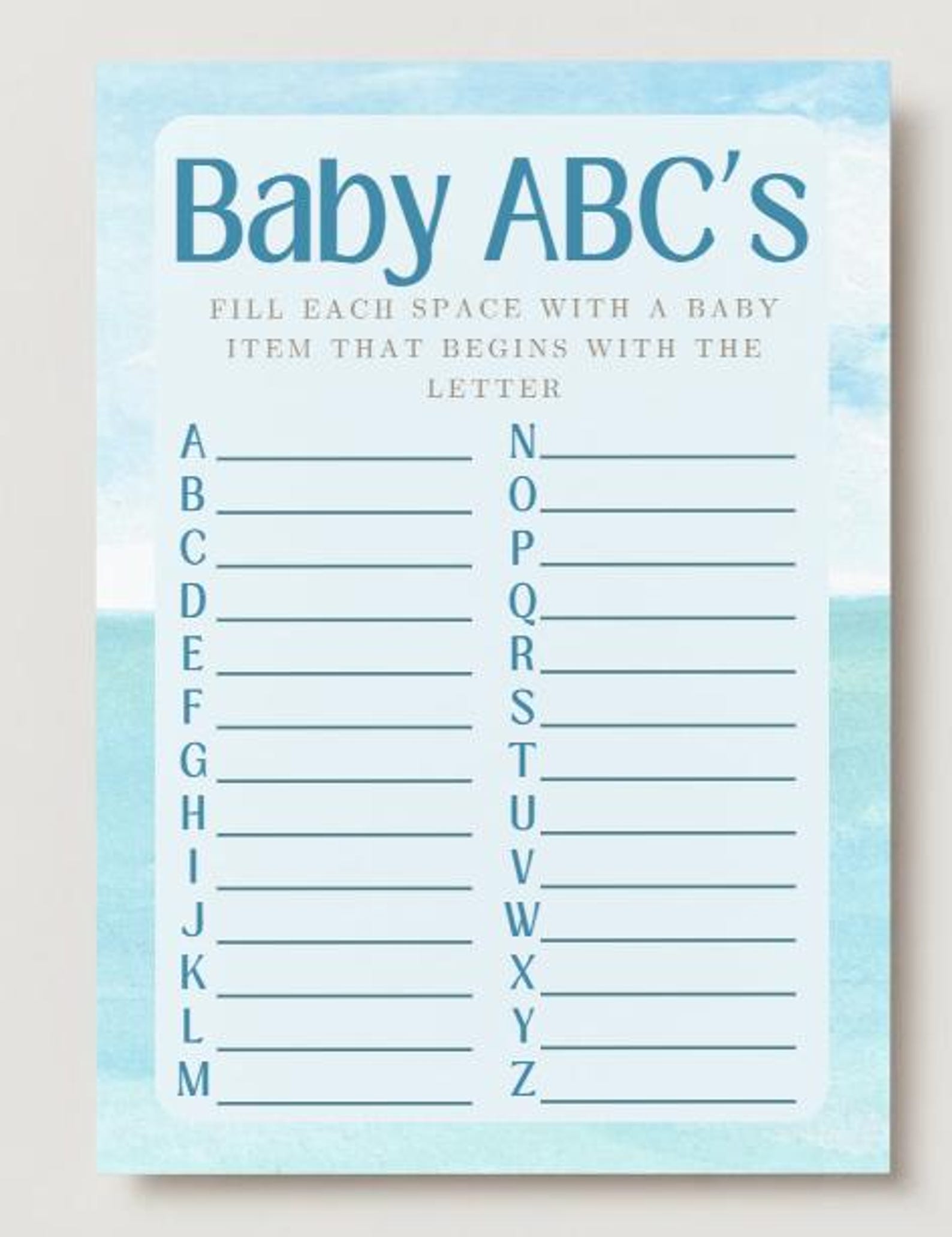 Welcome Aboard Baby! Baby Shower Invitation and Game Cards Canva Link ...
