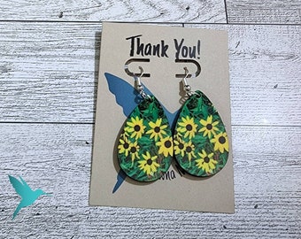 Black Eyed Susan Earring - Etsy