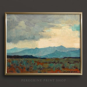 Red Desert Rainfall | FINE ART PRINT | Arizona Art Print | Desert Wall ...