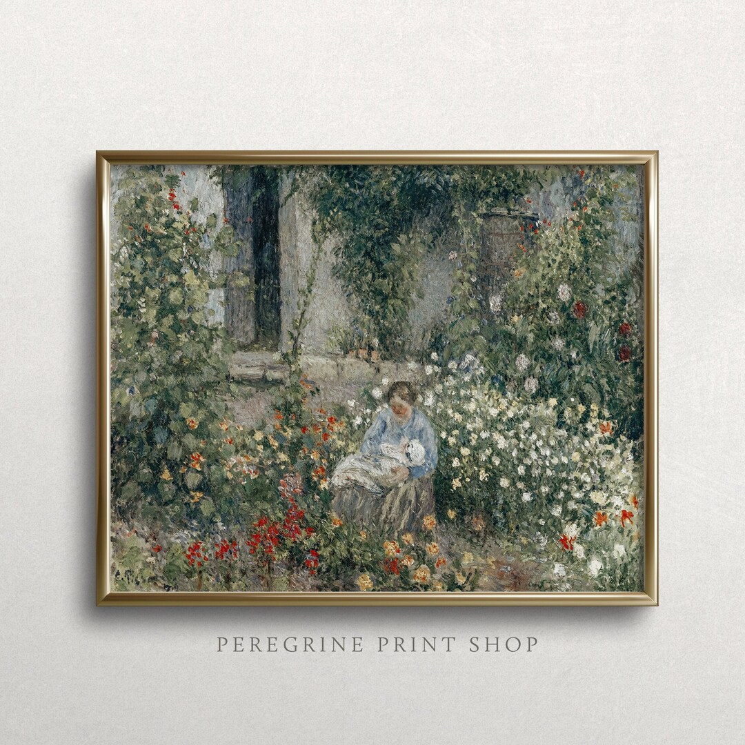 Mother's Garden Art Print | Cottagecore Art | Cottage Prints | Darkwall ...