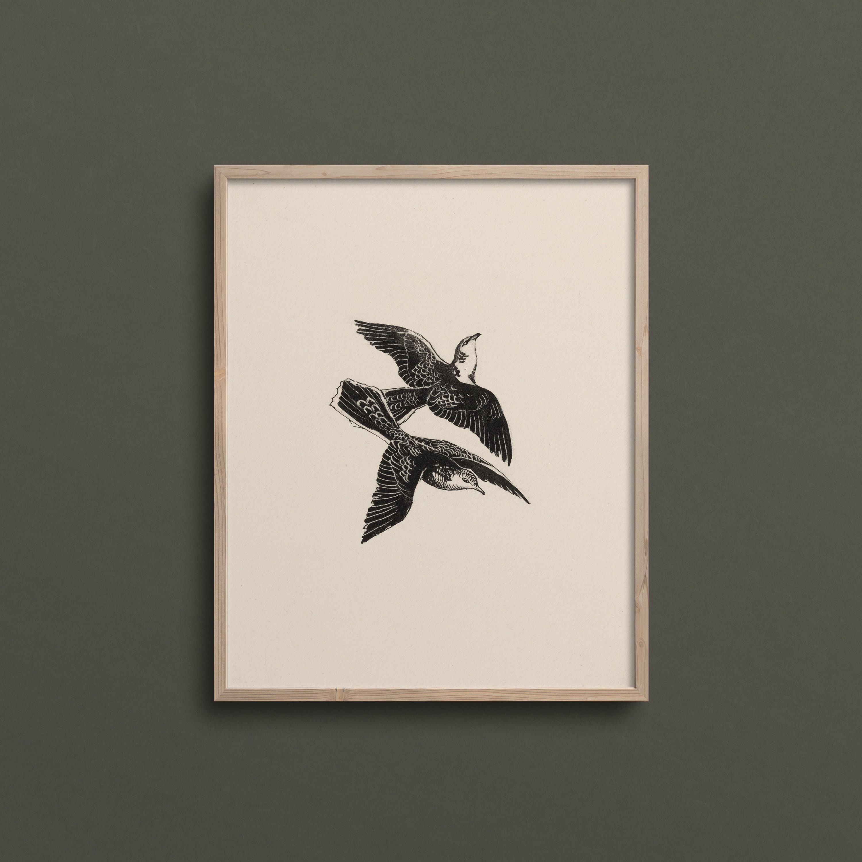 Sparrow Flight Bird Wall Art Bird Block Print Black Bird - Etsy