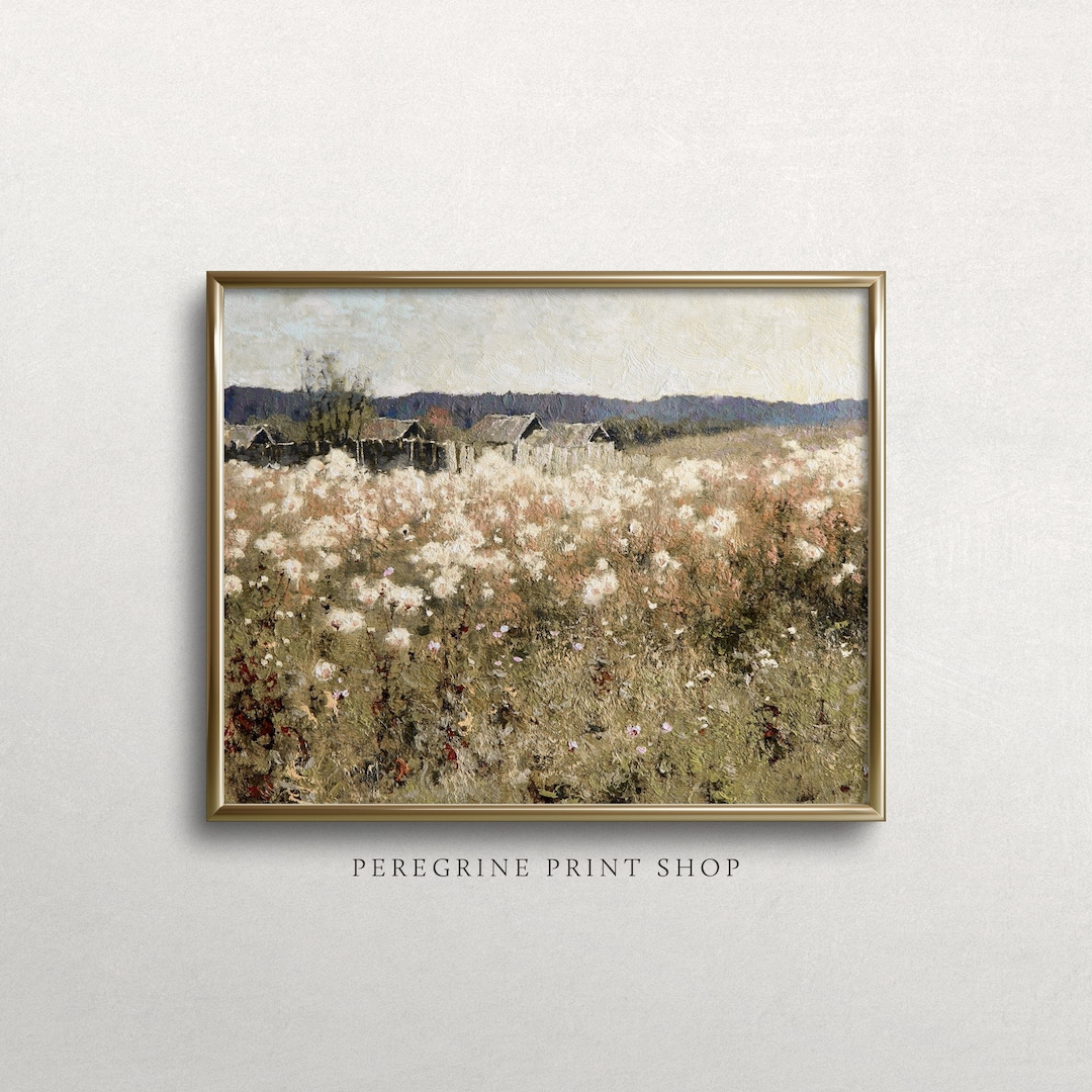 Edge of Autumn | Vintage Autumn Prints | French Country Painting ...