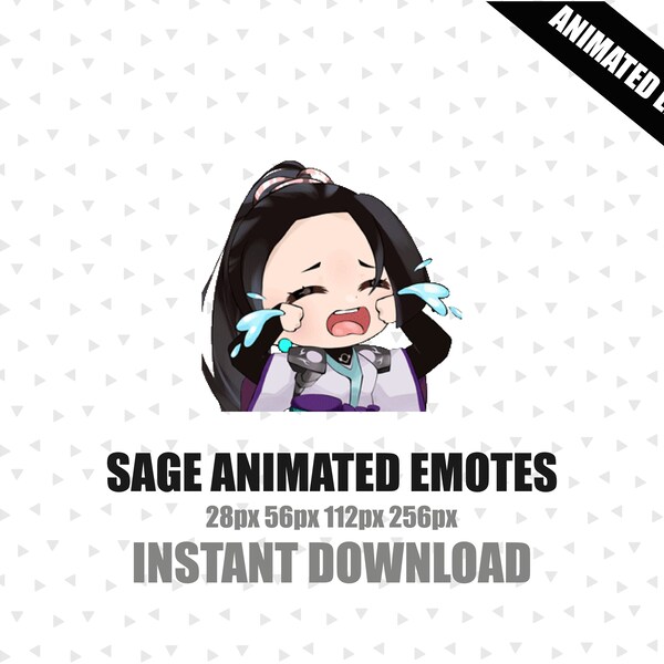 Valorant Sage Animated Emotes - Etsy