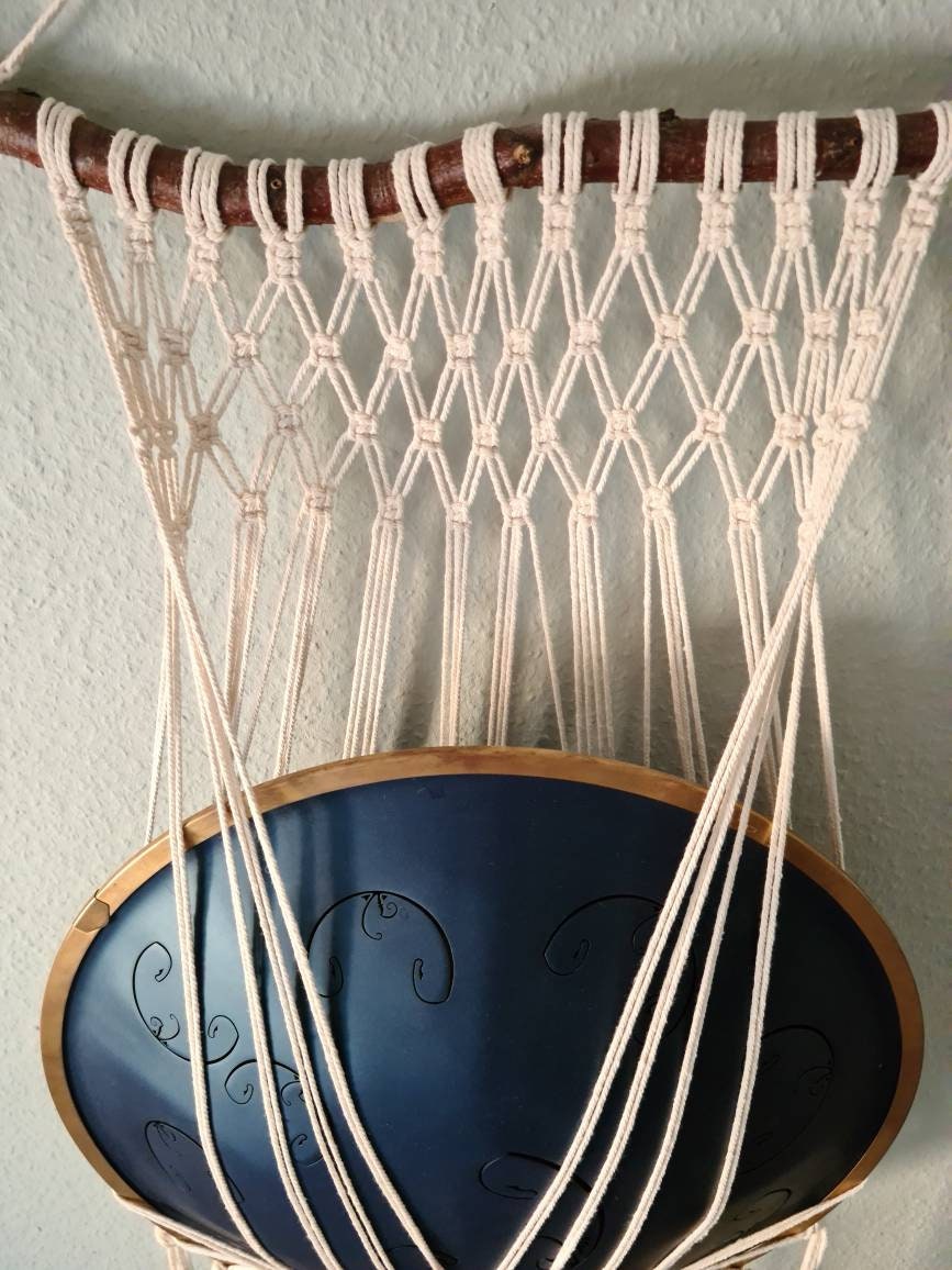Handpan Wall Mount Macrame L Mount L Decoration L Wall Decoration L ...