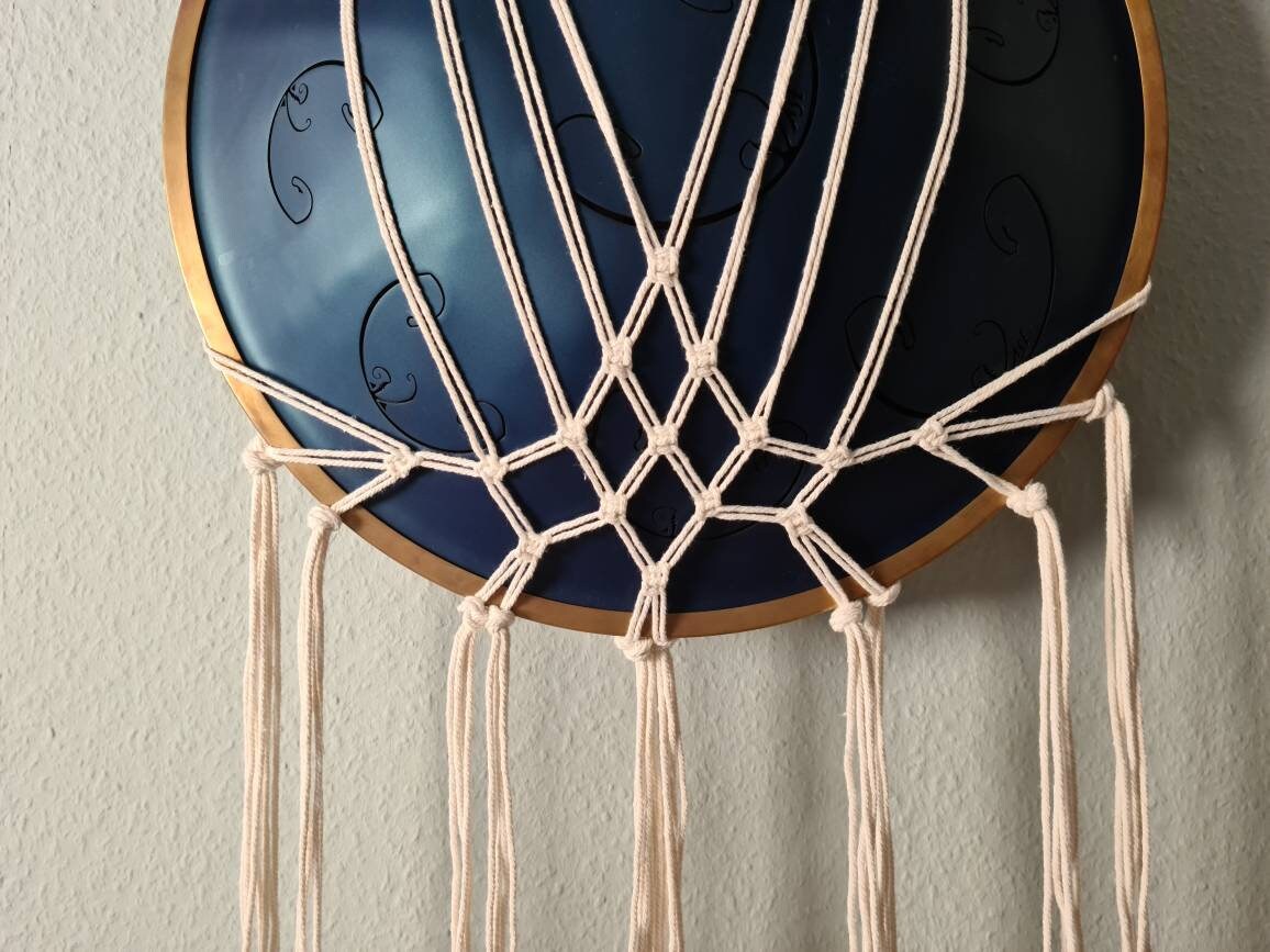 Handpan Wall Mount Macrame L Mount L Decoration L Wall Decoration L ...