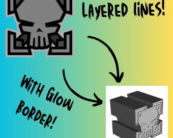 Geometry Dash Cake Topper - Etsy Canada