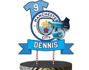 Manchester City Cake Topper - Etsy Australia