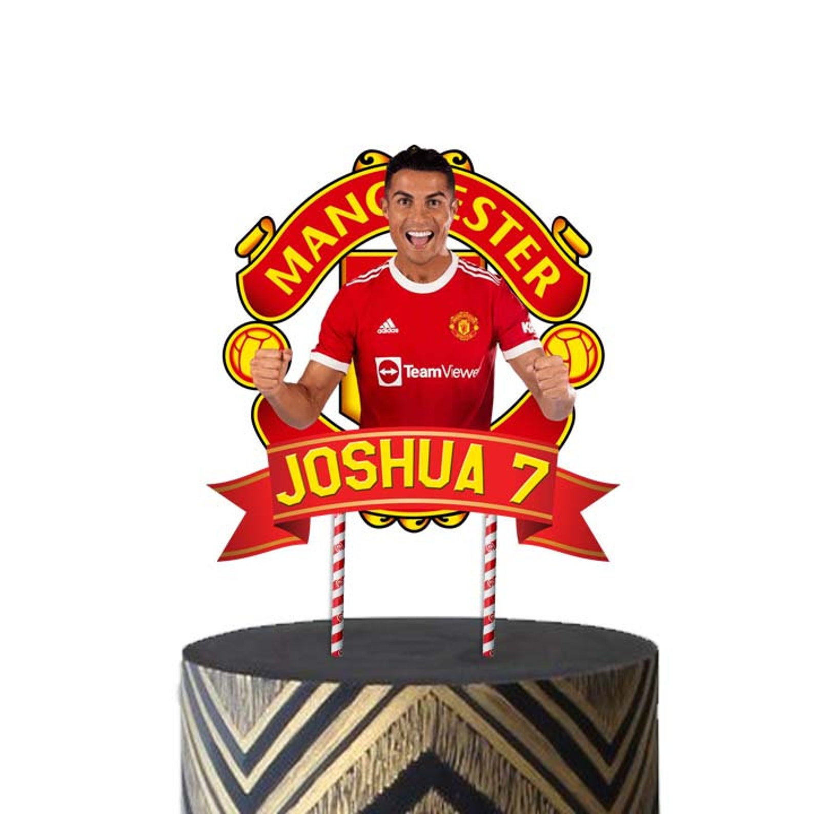 DIGITAL RONALDO Cake Topper - Etsy
