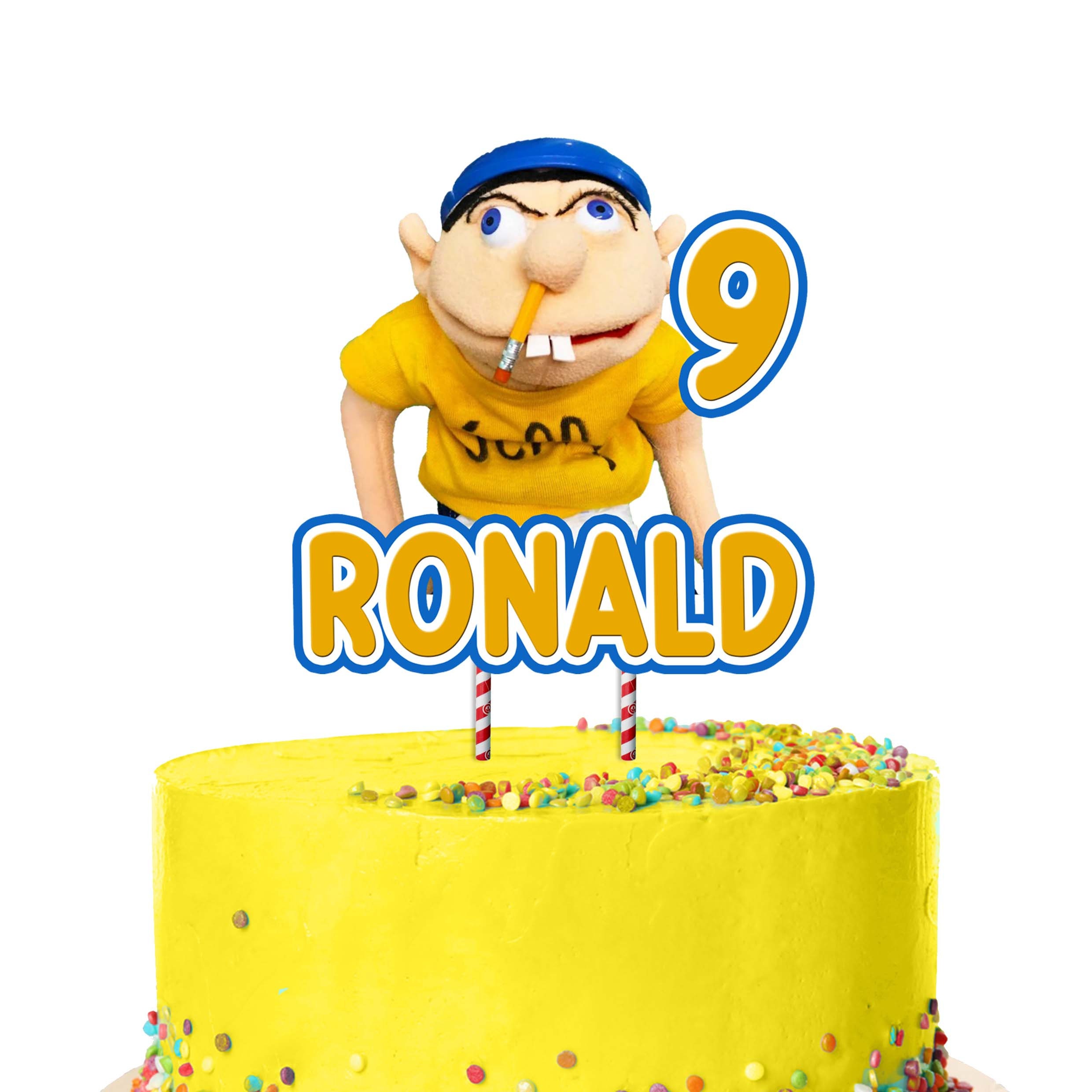 DIGITAL JEFFY Cake Topper - Etsy Canada