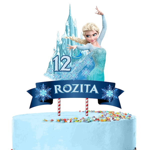 Frozen Cake Topper - Etsy