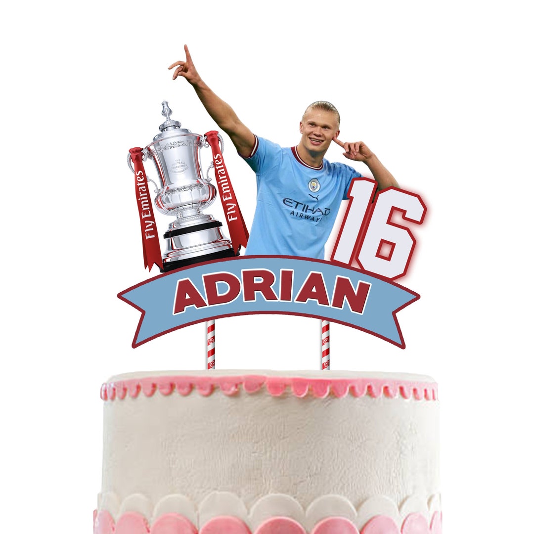 DIGITAL Haalan MC Cake Topper, Personalisation Cake Topper. - Etsy