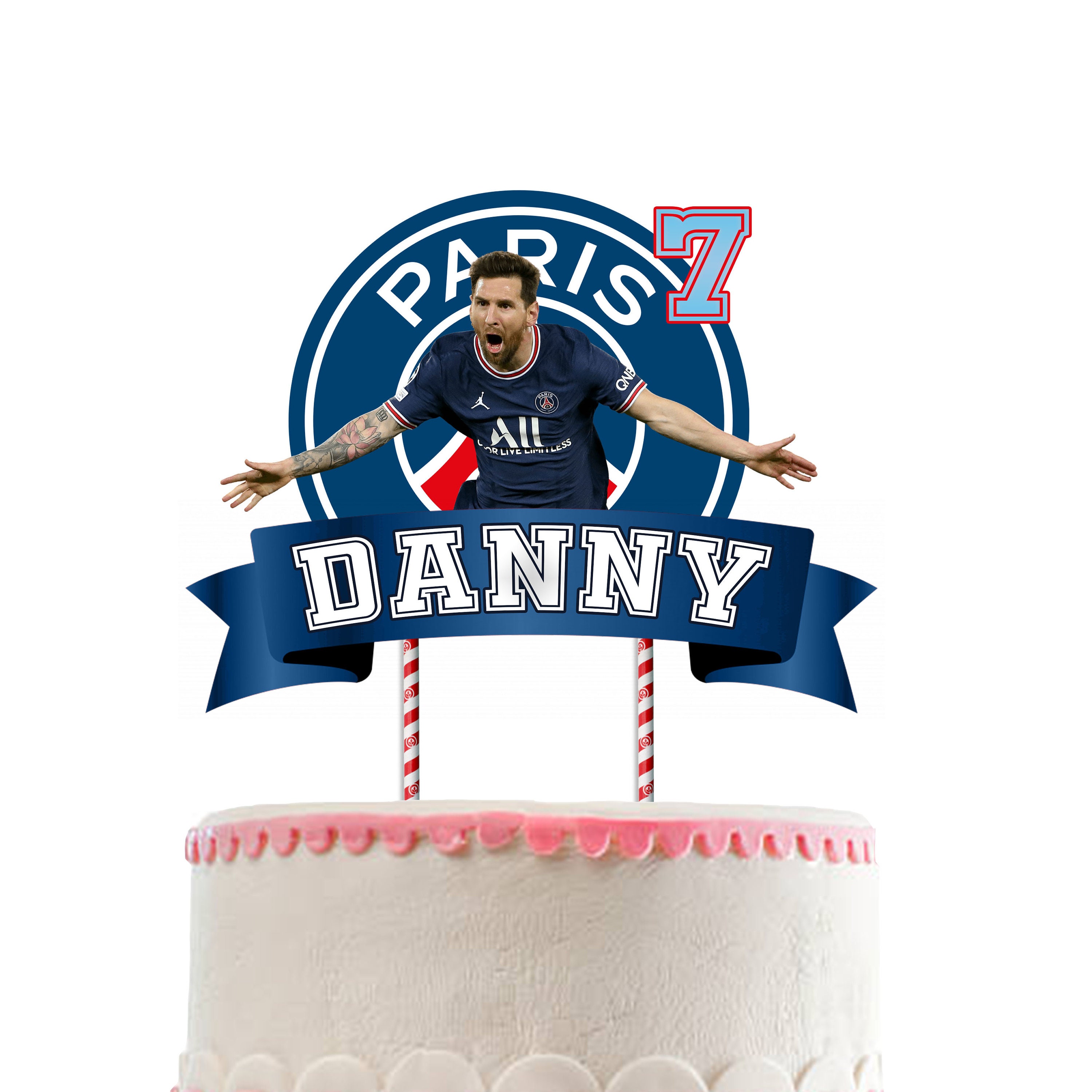 DIGITAL MESSI Cake Topper - Etsy