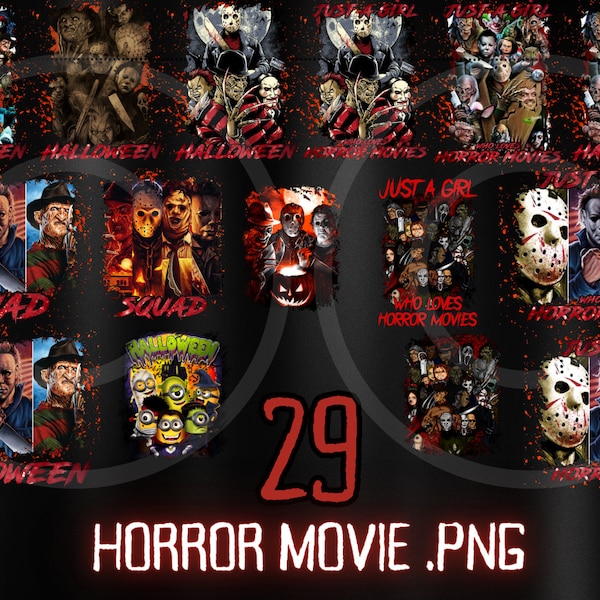 Horror Movie Clipart - Etsy