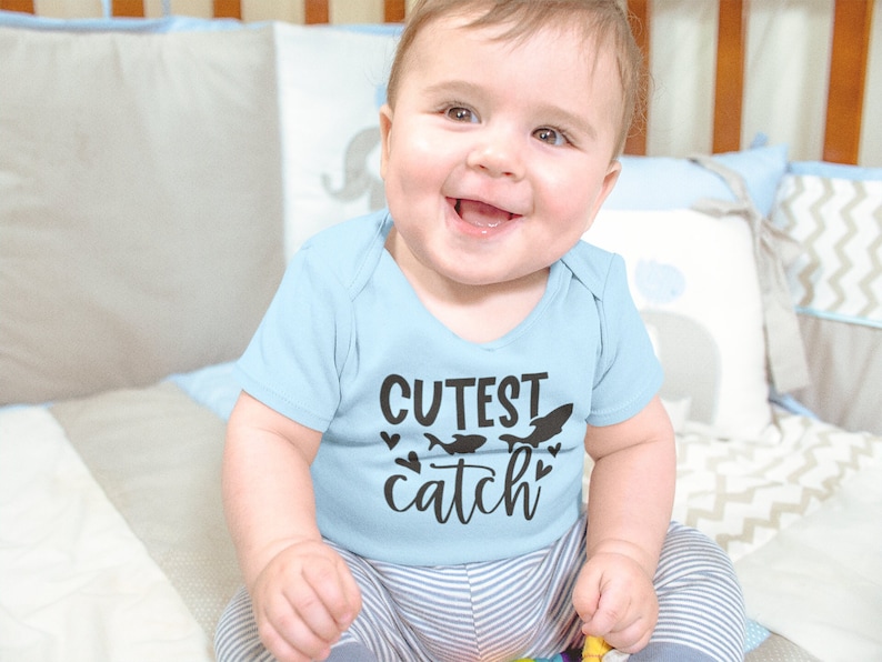 Baby SVG, Cutest Catch SVG, Baby Boy Svg, Cute Svg, Baby Boy Png, Baby ...