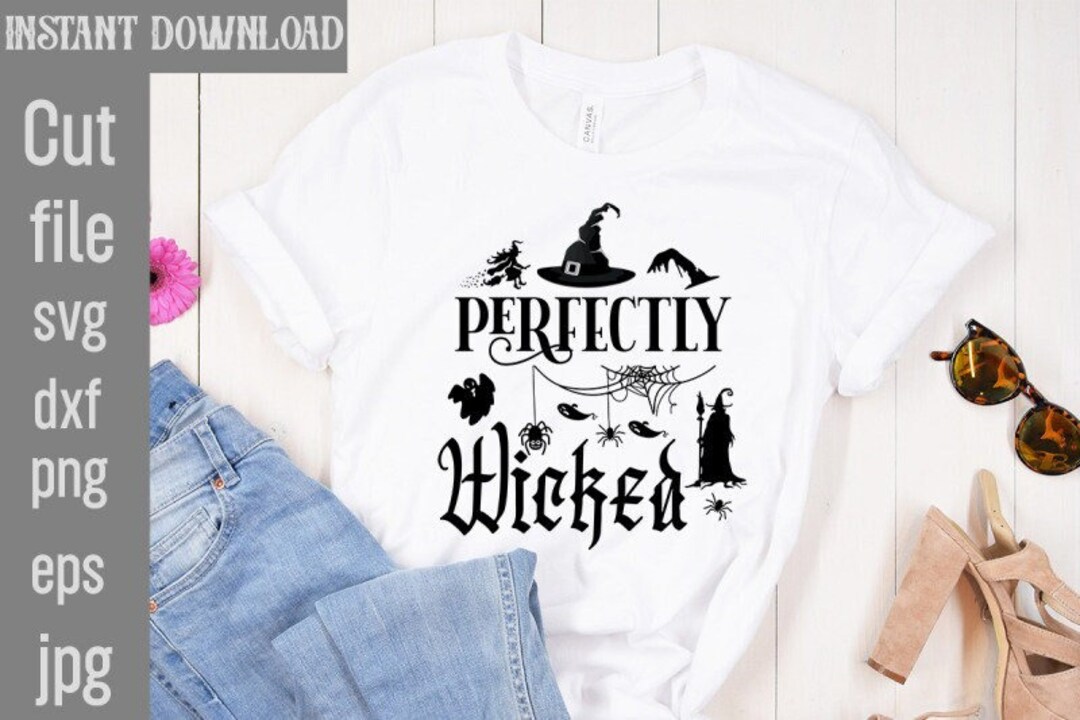 Perfectly Wicked Files Cut Files for Cricut Wicked Witch - Etsy